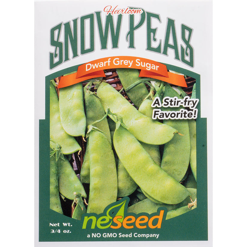 Dwarf Grey Sugar Snow Pea Seeds – NE SEED